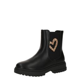 ABOUT YOU Chelsea Boots 'Sidney' M&auml;dchen Gr&ouml;&szlig;e 35 gold / schwarz