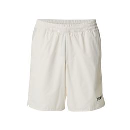 BOSS Sportshorts 'S_T-Match' Herren Gr&ouml;&szlig;e M creme / schwarz