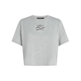 K by KARL LAGERFELD Karl Lagerfeld T-Shirt Damen Gr&ouml;&szlig;e XXL grau