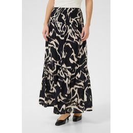 Kaffe Rock 'Beathe' Damen Gr&ouml;&szlig;e 38/40 hellbeige / schwarz