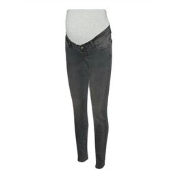 MAMALICIOUS Umstand Jeans 'MLMILA' Damen Gr&ouml;&szlig;e 27/28 grey denim
