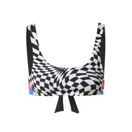 Hurley Sportbikinitop 'NASCAR' Damen Gr&ouml;&szlig;e 75 mischfarben / schwarz