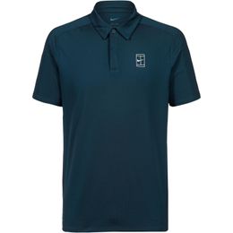 Nike Advantage Tennisshirt Herren - blau - Gr. S
