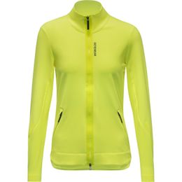 Gore Wear Gorewear Concurve Laufjacke Damen - gelb - Gr. M - Polyester/Elastan