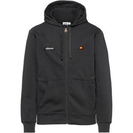 Ellesse Sweatjacke Herren - schwarz - Gr. L - Baumwolle/Polyester