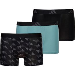 Adidas Trunk 3pk Unterhose Herren, Gr&ouml;&szlig;e: M