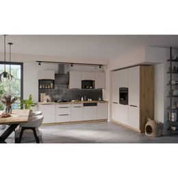 K&uuml;chen-Preisbombe K&uuml;che SOLANO LOFT 280 + 180 K&uuml;chenzeile K&uuml;chenblock Einbauk&uuml;che Kaschmir Eiche