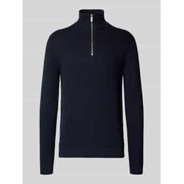 Selected Homme Regular Fit Troyer aus reiner Baumwolle Modell 'DANE'