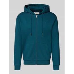 Tom Tailor Denim Regular Fit Sweatjacke aus Baumwoll-Mix