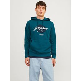 Jack & Jones Jack & Jones Hoodie "Whitley" in Petrol - 42% | Größe L | Herren-sweatshirts-jacken