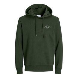 Jack & Jones Jack & Jones Hoodie in Dunkelgrün - 40% | Größe XL | Herren-sweatshirts-jacken