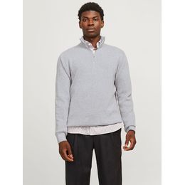 Jack & Jones Jack & Jones Pullover "Milano" in Hellgrau - 36% | Gr&ouml;&szlig;e L | Herren-plussize