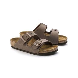 Birkenstock Pantoletten "Arizona" in Braun - Weite S - 36% | Größe 27 | Clogs-pantoletten-kinder