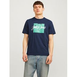Jack & Jones Jack & Jones Shirt in Dunkelblau - 43% | Gr&ouml;&szlig;e S | Herren-plussize