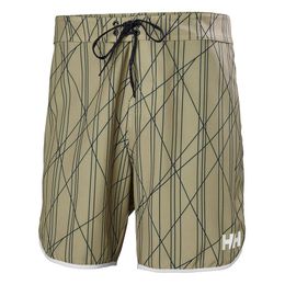 Helly Hansen Badeshorts "Curve Board" in Khaki/ Schwarz - 69% | Gr&ouml;&szlig;e 28 | Herren-bademode-sport