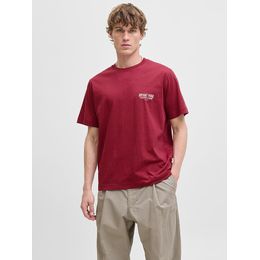 Jack & Jones Jack & Jones Shirt in Bordeaux - 38% | Gr&ouml;&szlig;e L | Herren-plussize