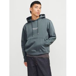 Jack & Jones Jack & Jones Hoodie in Blau - 37% | Größe XL | Herren-sweatshirts-jacken