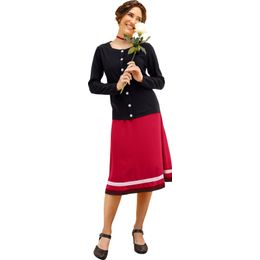 Damen Strickjacke mit Trachtenkn&ouml;pfen schwarz, Gr&ouml;&szlig;e 50