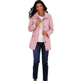 Damen Jacke in Crinkle-Optik hortensie, Gr&ouml;&szlig;e 40