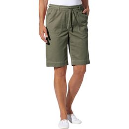 Damen Bermudas mit Bindeg&uuml;rtel khaki, Gr&ouml;&szlig;e 44
