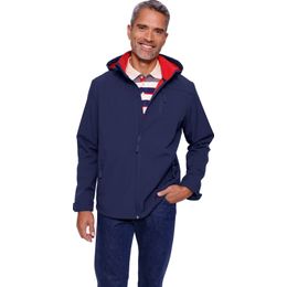 Herren Softshelljacke mit Kapuze marine, Gr&ouml;&szlig;e 48