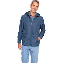 Herren Regenjacke mit Kapuze dunkelblau, Gr&ouml;&szlig;e 52