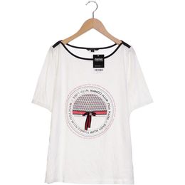 comma, COMMA T-Shirt Damen Gr&ouml;&szlig;e L Second Hand wei&szlig;