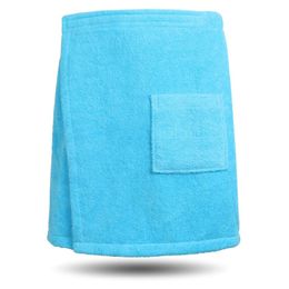 Normani Short Bathrobe ' Mersin ' male Blue size One Size