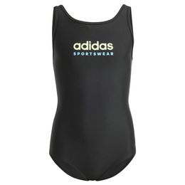 adidas Sportswear Athletic Swimwear 'Sportswear U-Back Swimsuit' girl Black size 164