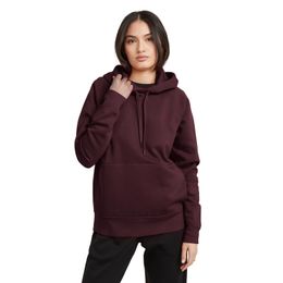 G-Star Raw Hoodie G-STAR "Premium Core 2.0", Damen, Gr. M (38), braun (maroon), Sweatware, Obermaterial: 55% Baumwolle, 45% Polyester, unifarben, regular fit, Raglan&auml;rmel angesetztes B&uuml;ndchen, Sweatshirts Hoodie, mit Seiteneins&auml;tzen