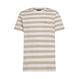 Tommy Hilfiger T-Shirt 'ESSENTIAL' Herren Größe XS beige / hellbeige