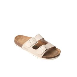Neu-B Pantoletten 'Bavaria' Damen Gr&ouml;&szlig;e 40 beige