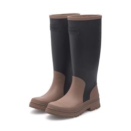 Woden Stiefel 'Le Waterproof' Damen Gr&ouml;&szlig;e 37 braun / anthrazit Winterschuhe