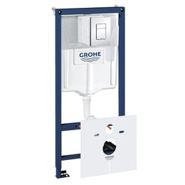 Grohe Rapid SL Vorwandelement H: 113 cm, mit Bet&auml;tigungsplatte, f&uuml;r Wand-WC, 38827000,