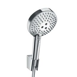 Hansgrohe Raindance Select S Brausegarnitur mit Halter, 3 Strahlarten, 27669000,
