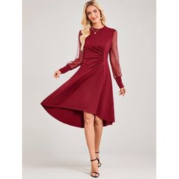 LapaPlus Cocktailkleid Damen Gr&ouml;&szlig;e 42 weinrot