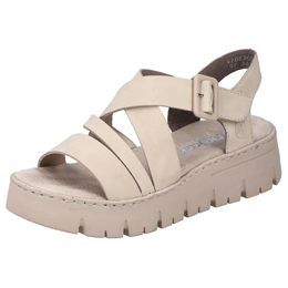 Rieker Sandale Damen Gr&ouml;&szlig;e 37 beige