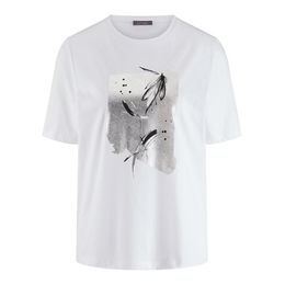 MYBC - Rundhals-Shirt, weiss, Gr. 46 / L - Baumwolle