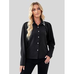 LapaPlus Bluse Damen Gr&ouml;&szlig;e XXL schwarz