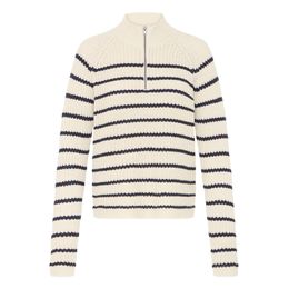 oxmo Pullover 'KANNA' Damen Gr&ouml;&szlig;e XL dunkelblau / naturwei&szlig;
