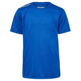 Hummel Shirt Jungen Größe 164 kobaltblau / weiß