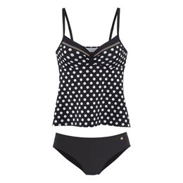 Lascana Tankini Damen Gr&ouml;&szlig;e M schwarz / wei&szlig;