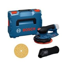 Bosch Akku-Exzenterschleifer GEX 12V-150-3 Professional solo, 12Volt blau/schwarz, ohne Akku und Ladeger&auml;t, in L-BOXX