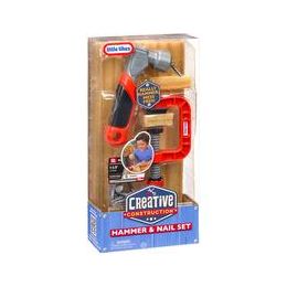 MGA Entertainment Litte Tikes Creative Construction - Hammer- und Nagel-Set, Kinderwerkzeug