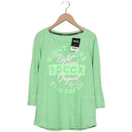 SOCCX Langarmshirt Damen Gr&ouml;&szlig;e M Second Hand gr&uuml;n