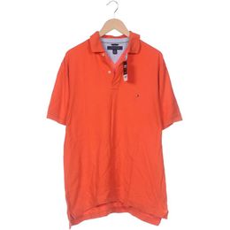 Tommy Hilfiger Poloshirt Herren Größe L Second Hand orange