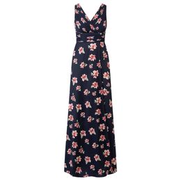 Kraimod Evening Dress female size 42 Navy / Pastel green / Rose