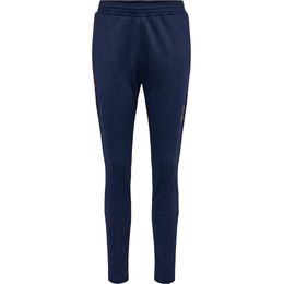 Hummel Workout Pants 'Poly' female Blue size XS