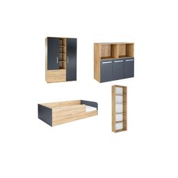 Möbel Kraft Kinderzimmer 4er-Set mehrfarbig Maße (cm): B: 491 H: 188 » Möbel Kraft