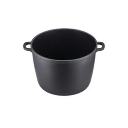 KHG Gem&uuml;setopf 28 cm schwarz Aluminium-Guss Ma&szlig;e (cm): H: 20 &Oslash;: 28.0 &raquo; M&ouml;bel Kraft